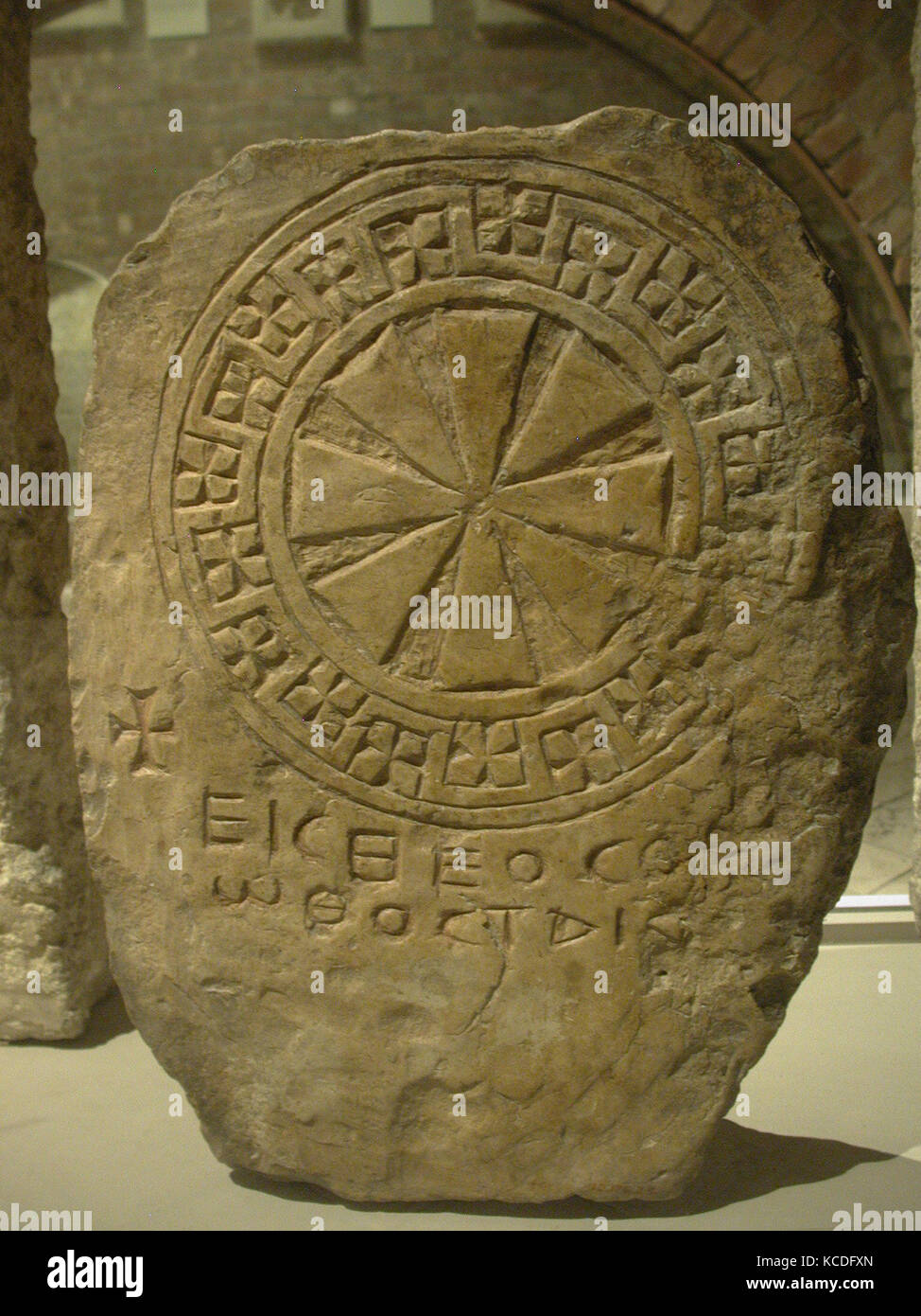 Funerary Stele with Wheel Pattern, 6th–7th century, Said to be from ...