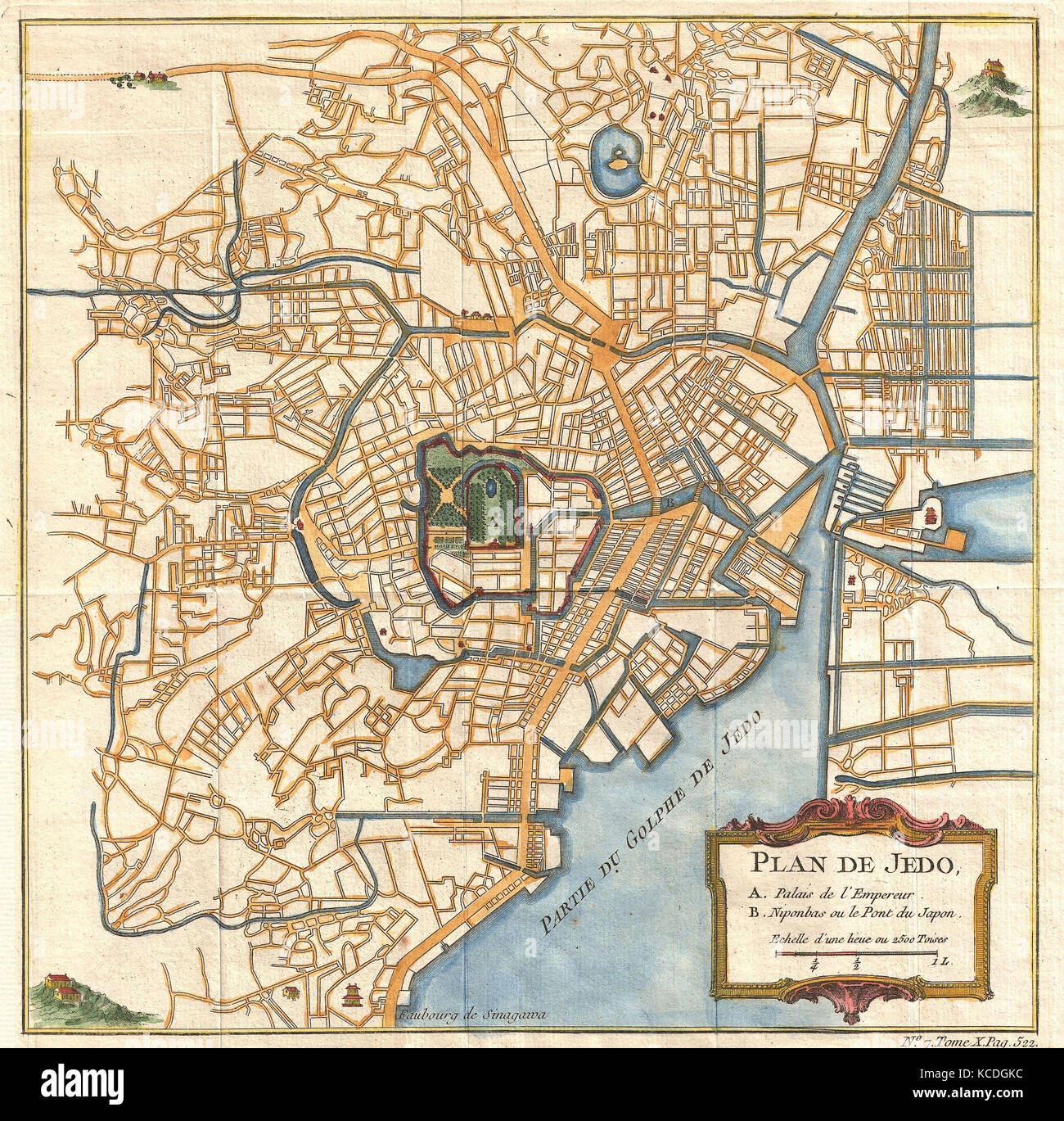 Ancient Edo City Map