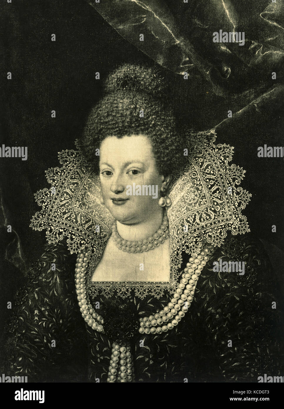 Portrait of Maria de' Medici, Queen of France, painting by Scipione ...