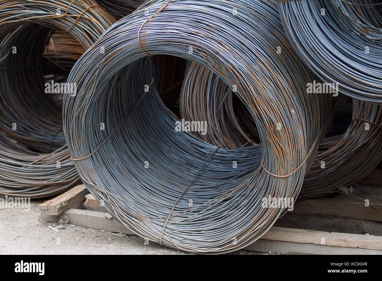 Thin metal reinforcement wound into bays at the metal products ...