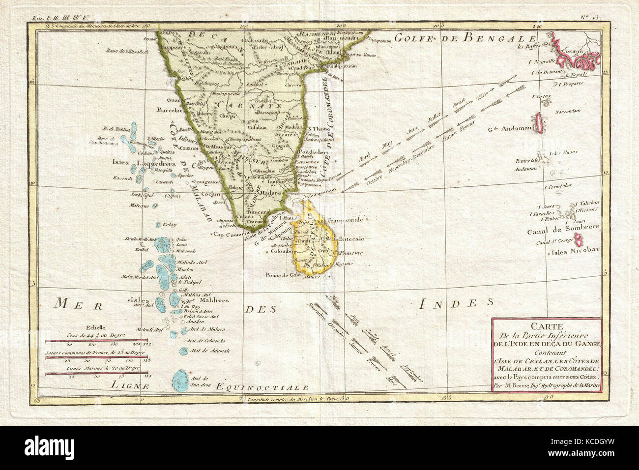 Map of india 18th century hi-res stock photography and images - Alamy