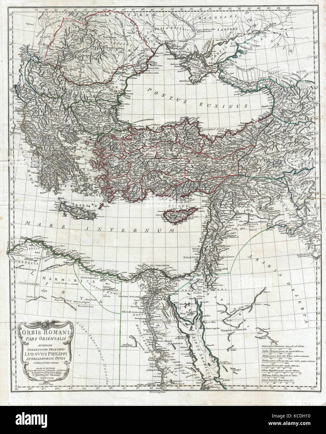 Historical map of the roman empire hi-res stock photography and images ...