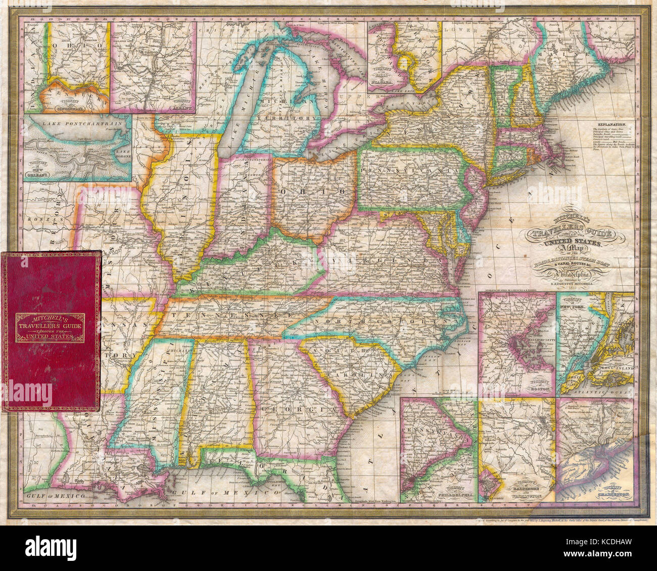 Mitchells pocket map hi-res stock photography and images - Alamy