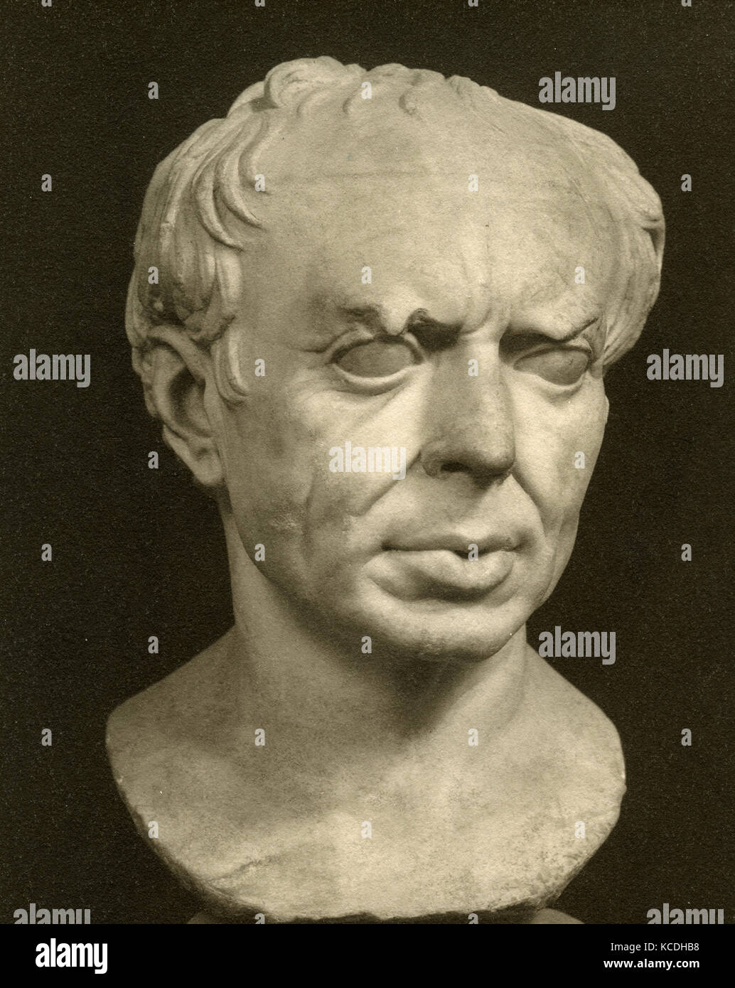 Marius, head statue Stock Photo - Alamy