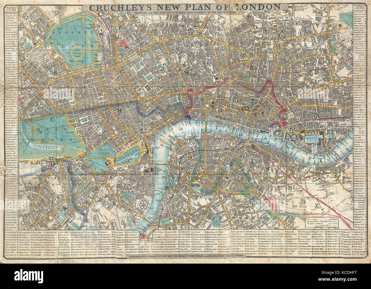 London plan map hi-res stock photography and images - Alamy
