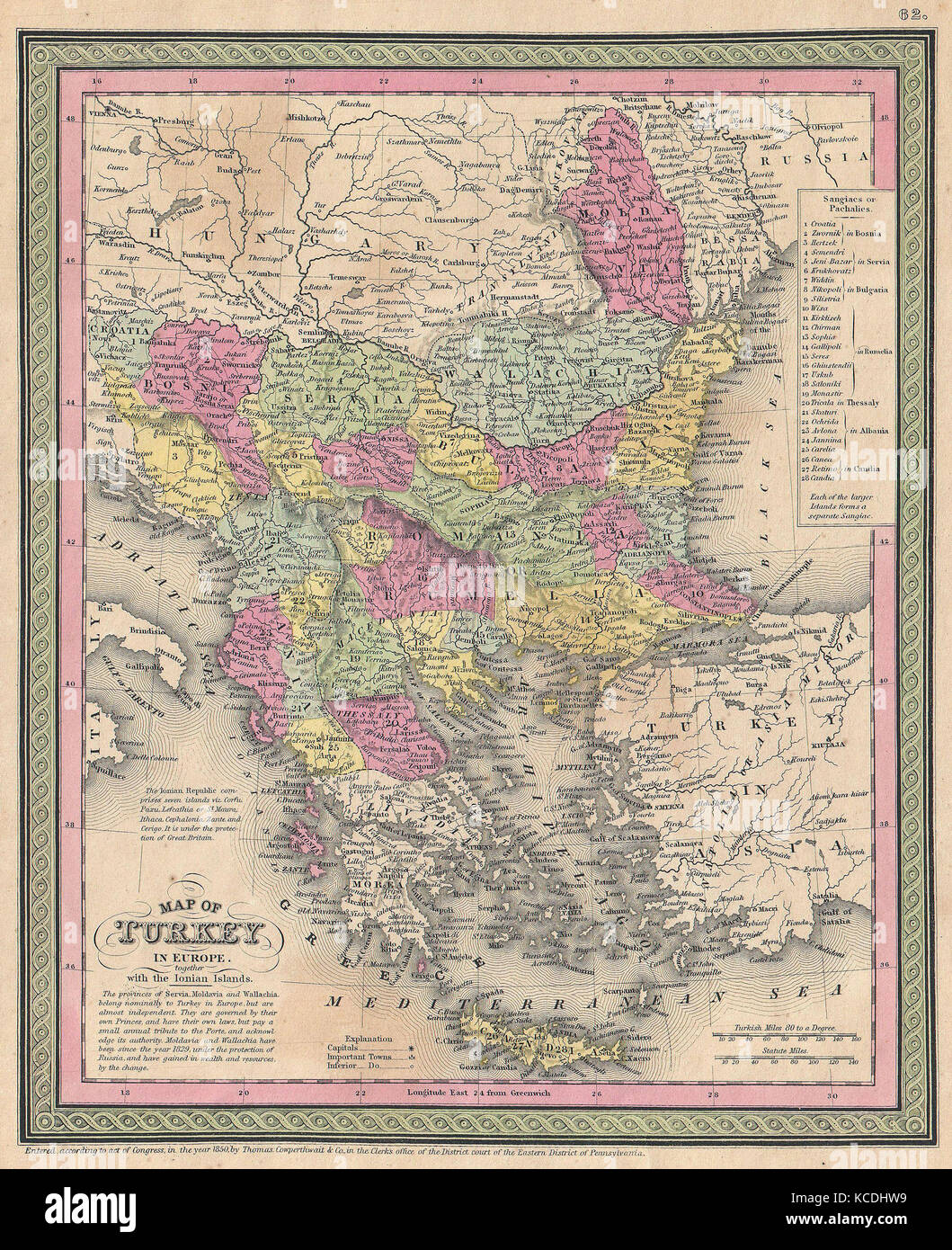 All of turkey and greece map hi-res stock photography and images - Alamy