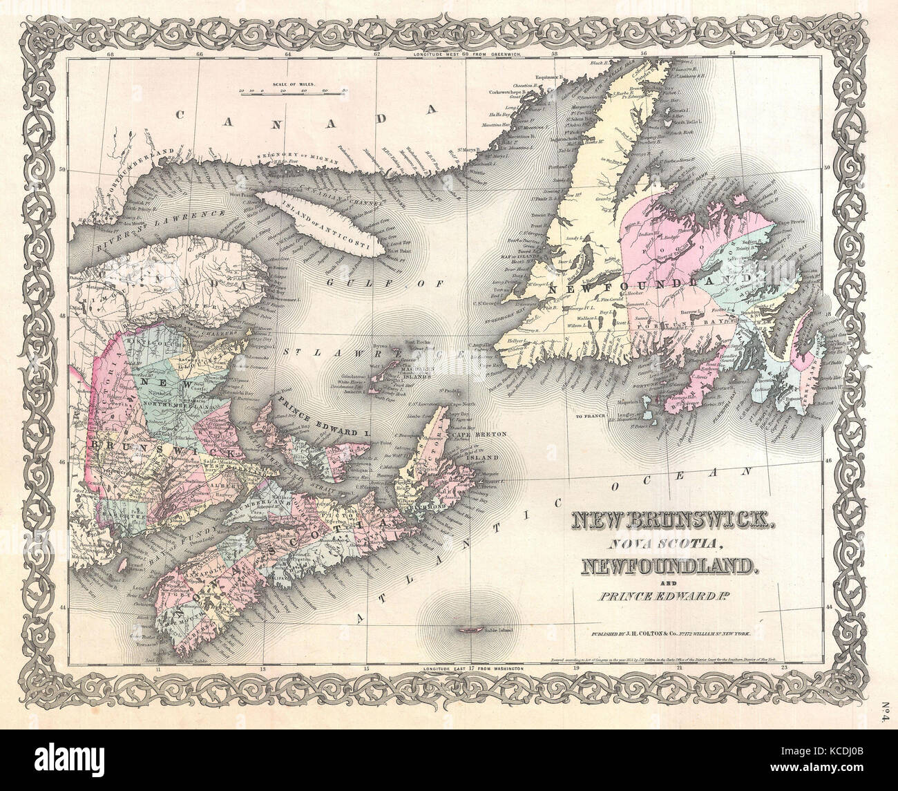 Map of brunswick hi-res stock photography and images - Alamy