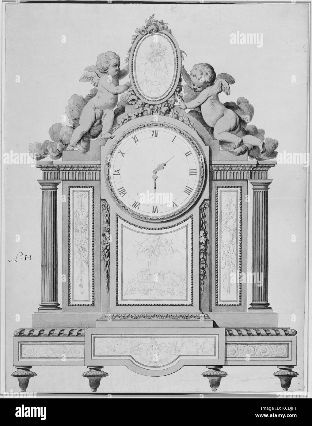 18th century clock hi-res stock photography and images - Alamy