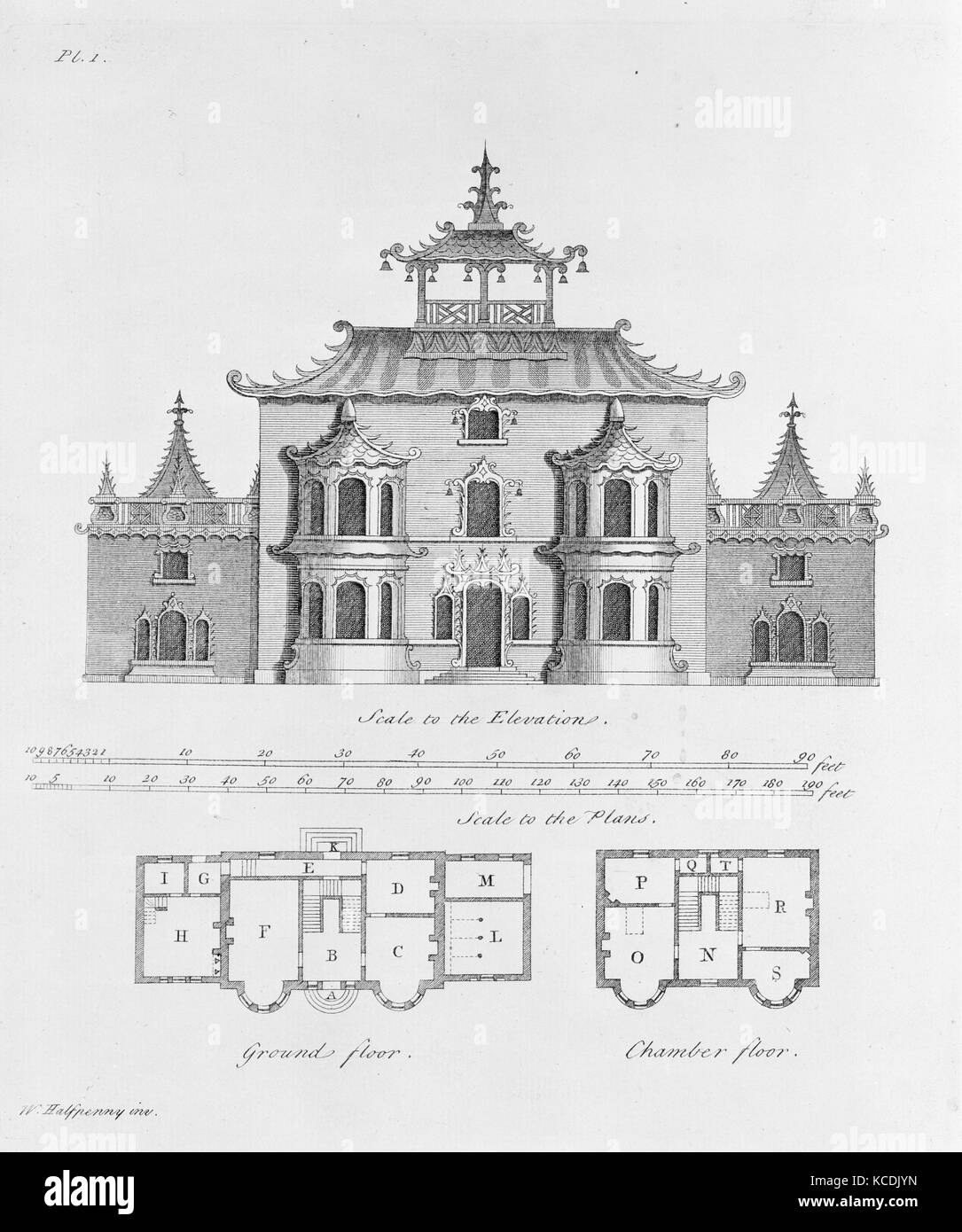 The Chinese and Gothic Architecture... Being Twenty New Plans and ...