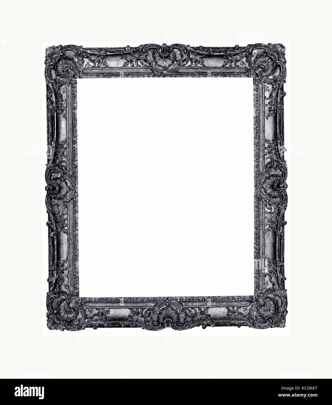 Swept frame, ca. 1735–45, French, Oak lower moldings; lime upper ...