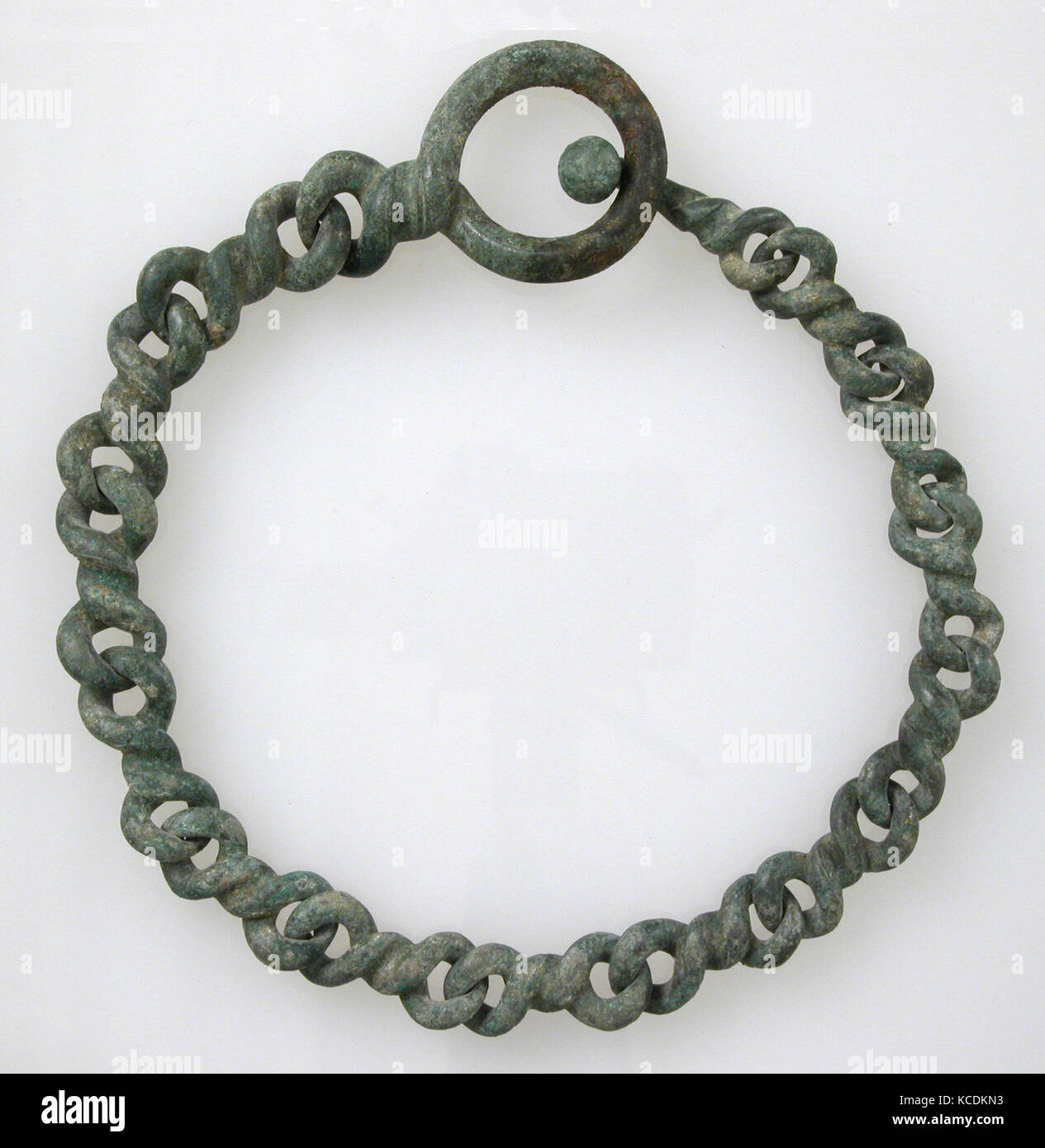 Sword Chain, 4th century B.C., Celtic, Copper alloy, Overall: 18 1/4 x ...