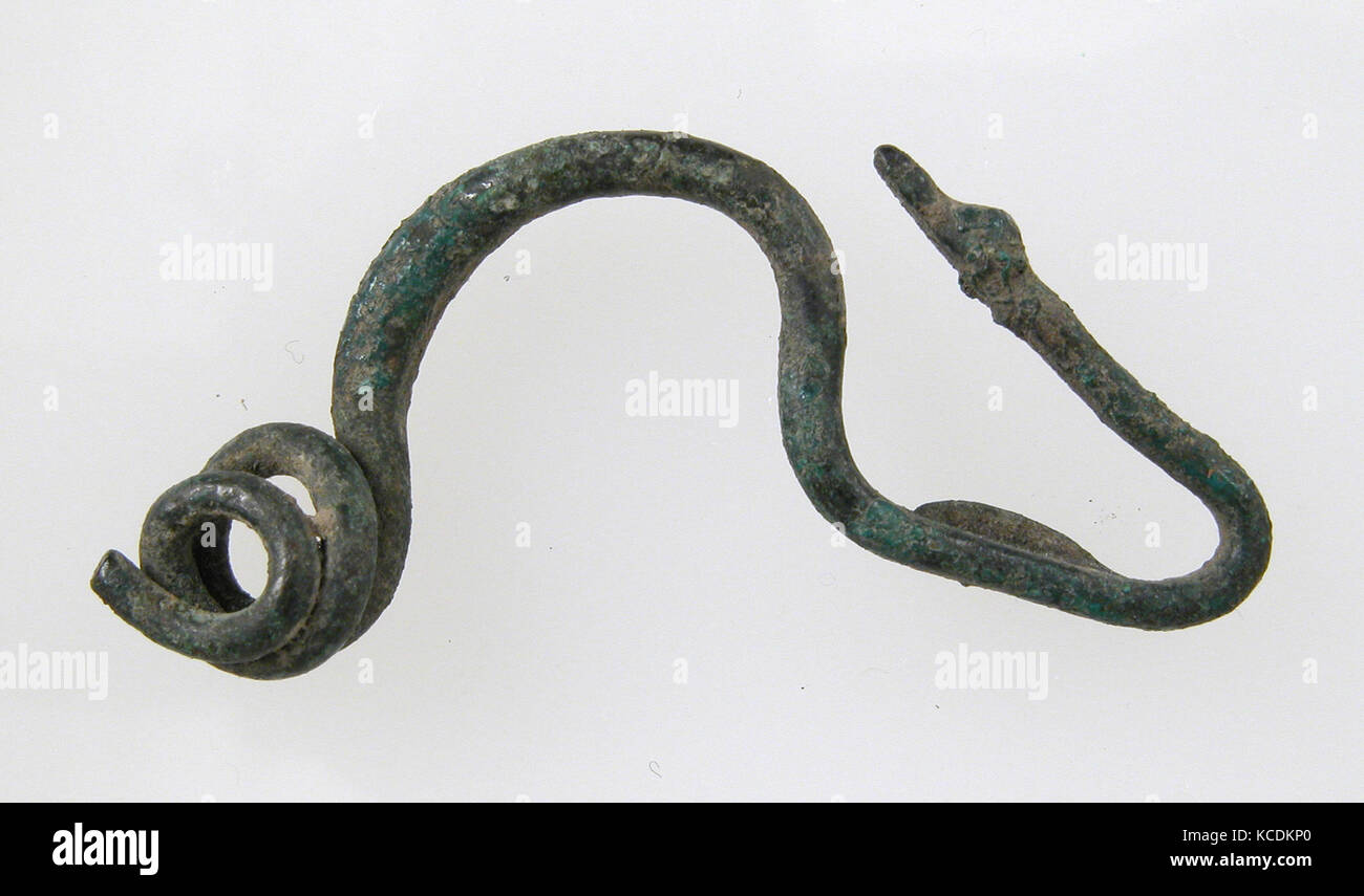 Brooch, second half 5th century B.C., Celtic, Copper alloy, Overall: 1 ...