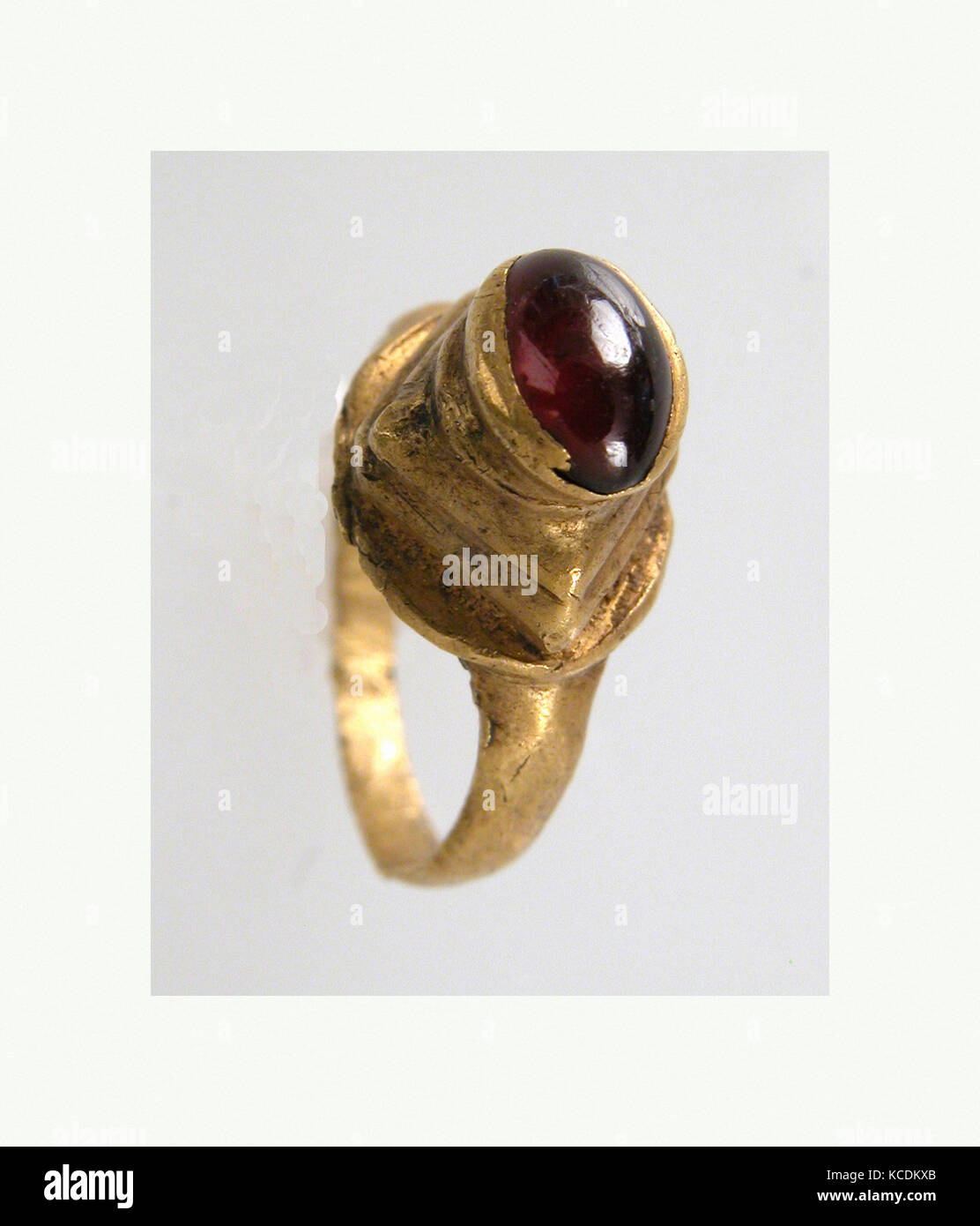 Finger Ring, 7th century, Made in Northern France, Frankish, Gold ...