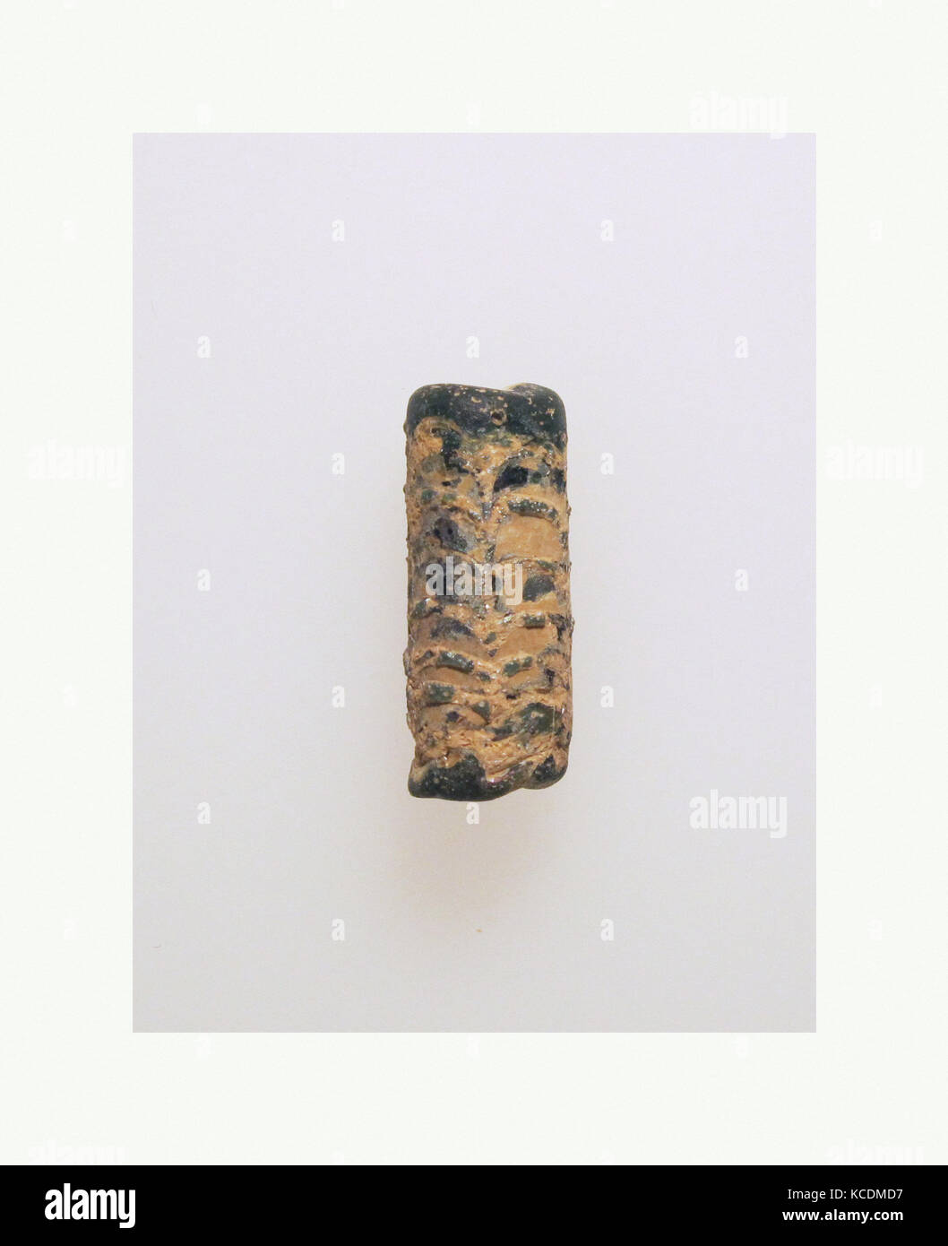 Glass bead, Glass; rod-formed, trailed, and tooled, Other: 1 1/16 in ...