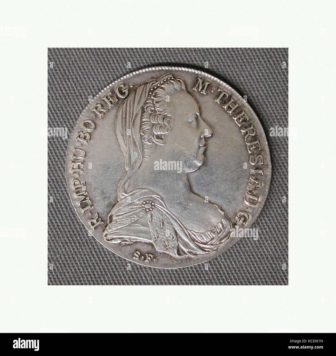 Thaler of Empress Maria Theresa, 1780, Austrian, Silver, 2.5 x 39.5 mm ...