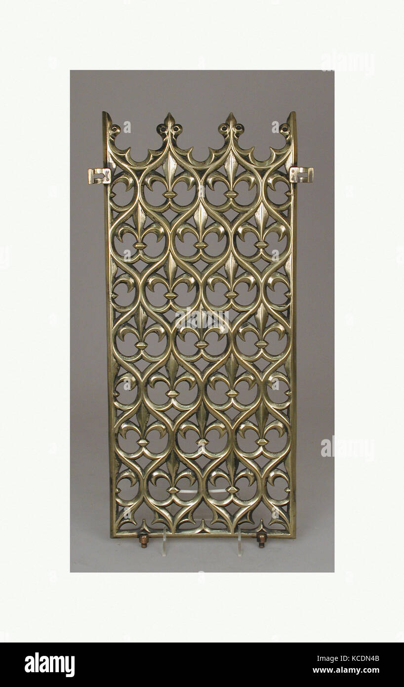 Decorative grill from the Palace of Westminster, ca. 1850 Stock Photo ...