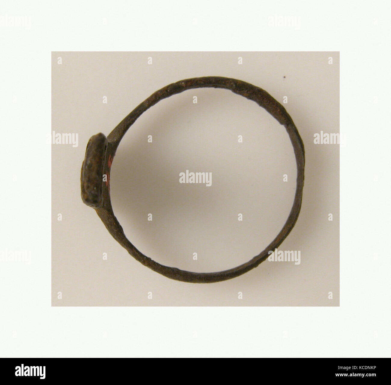 Ring, 4th century, Made in Kharga Oasis, Byzantine Egypt, Coptic, Iron ...