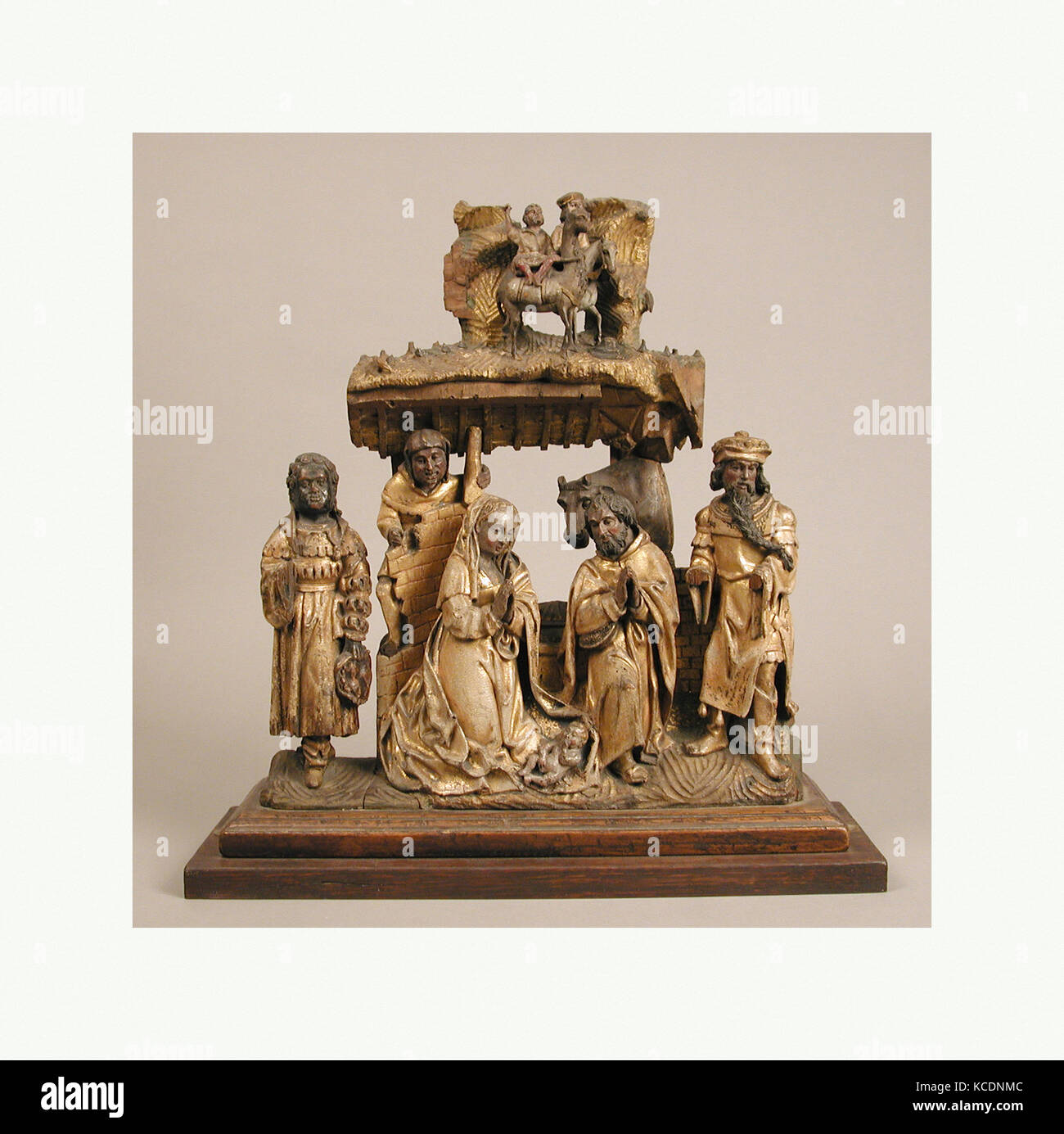 Adoration of the Magi, ca. 1520, South Netherlandish, Oak, with polychromy & gilding, Overall ...