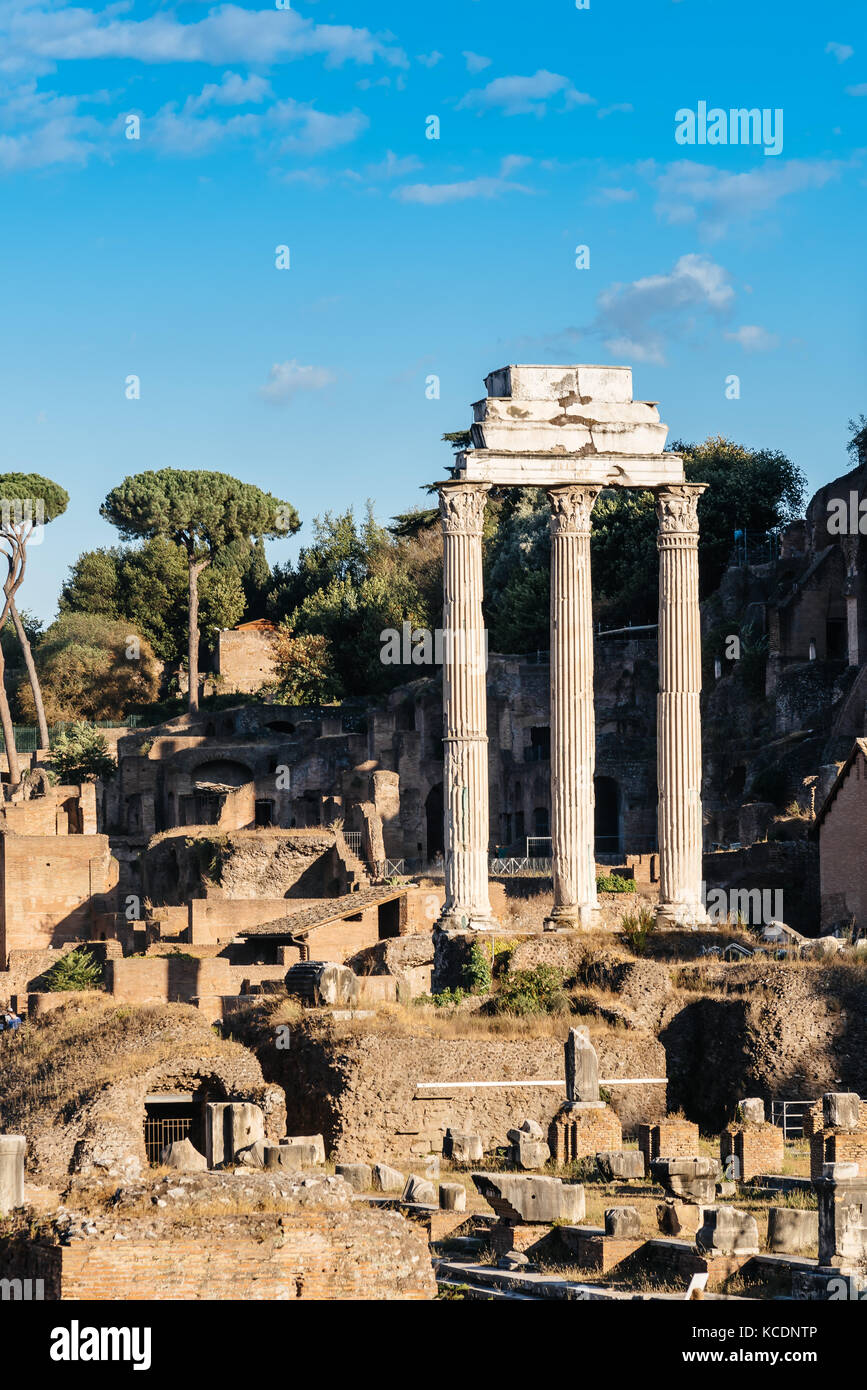 View of Forum of Rome Stock Photo - Alamy