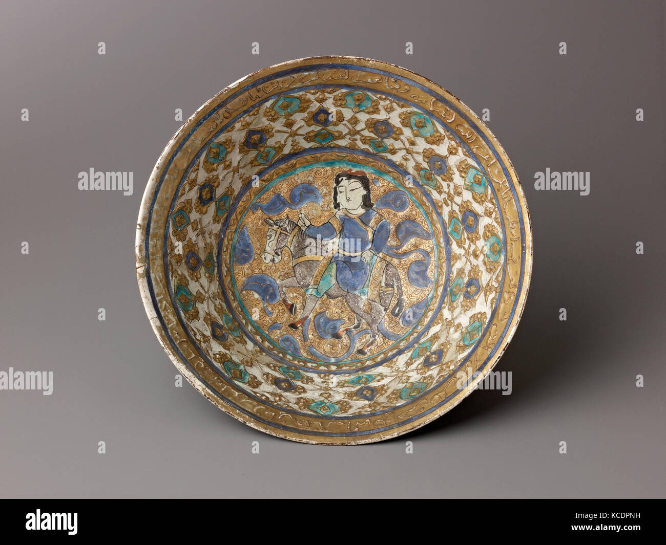 Bowl, Mina'i ('enameled') ware, early 13th century, Iranian, Mina'i ...