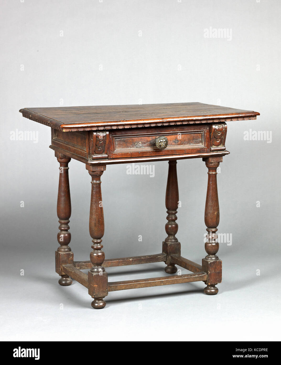 Small table, 17th century, partly, with later replacements and ...