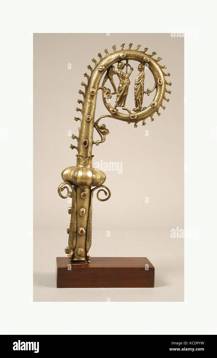 Crozier Head, early 20th century (original dated 13th century Stock ...