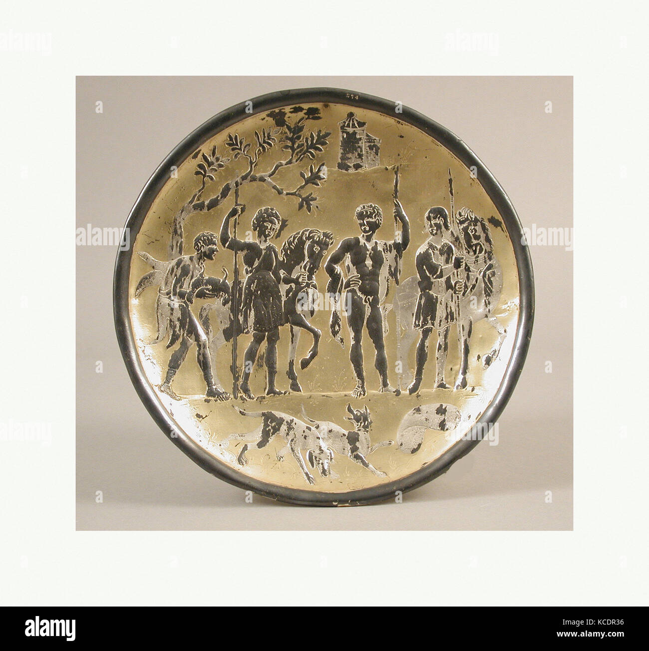Plate, 19th century, Byzantine, Silver plate, Overall: 11 x 1 1/8 in ...