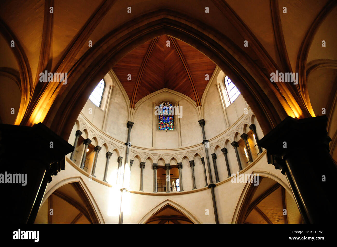 Temple Church in the City of London Stock Photo - Alamy
