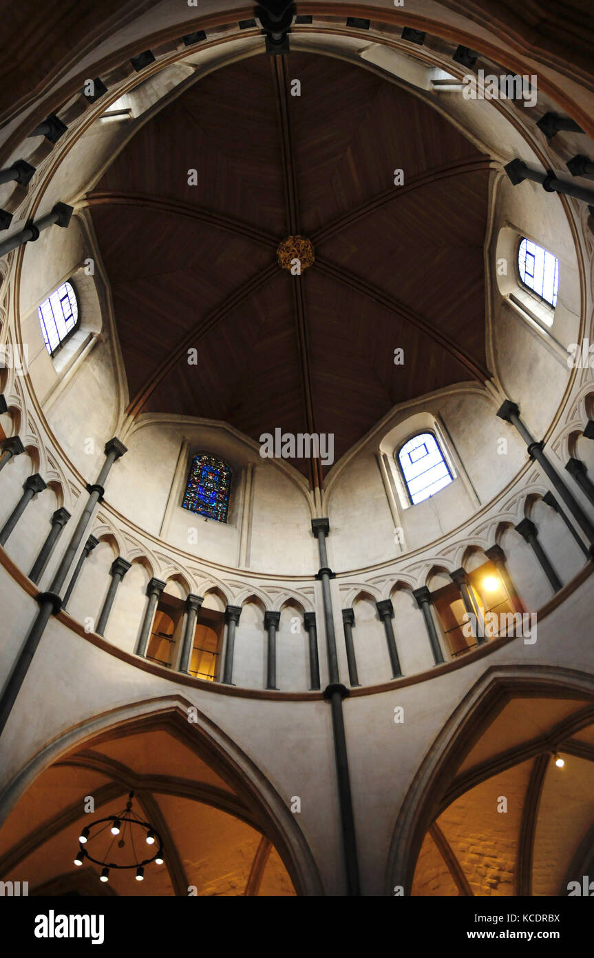 Temple Church in the City of London Stock Photo - Alamy