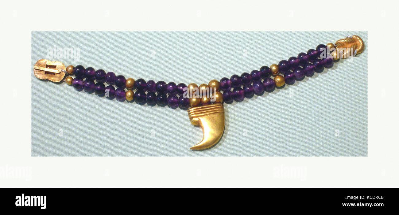 Claw Anklet of Sithathoryunet, Middle Kingdom, Dynasty 12, ca. 1887 ...