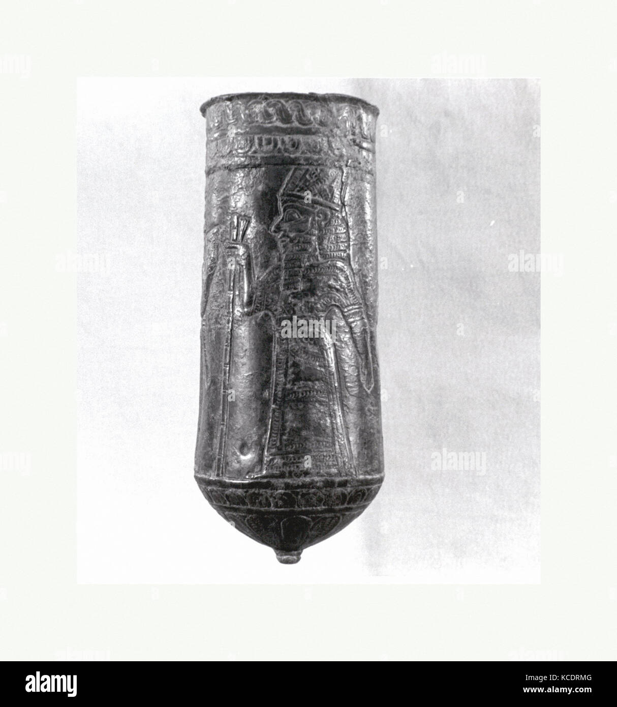 Beaker, Iron Age II, ca. 10th–9th century B.C., Western Iran, Bronze, 5 ...