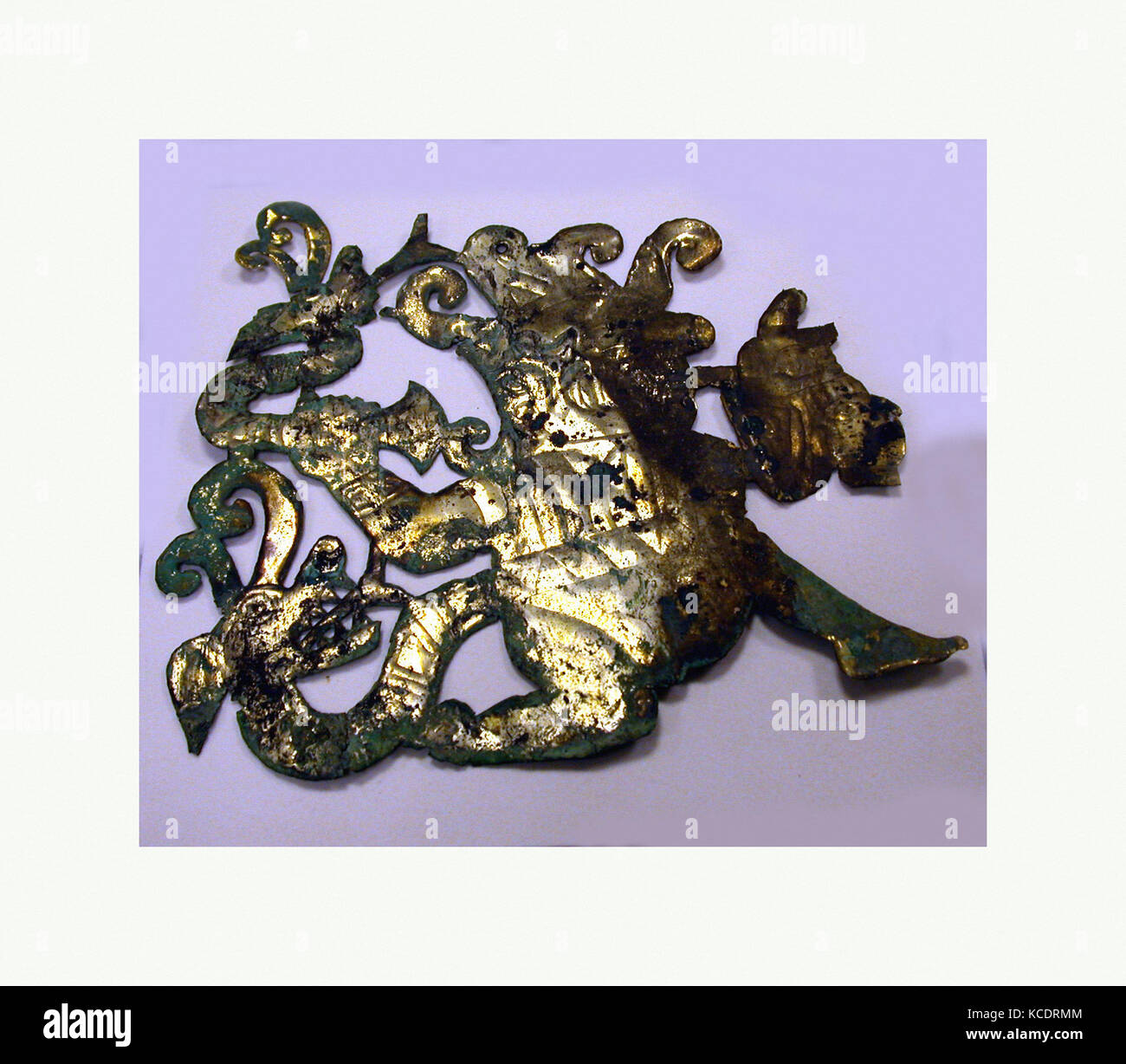 Figure Ornament, 390–450, Peru, Moche (Loma Negra), Silvered copper, H ...