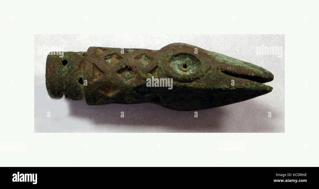 Copper Snake Head Mace, 3rd century B.C.–A.D. 2nd century Stock Photo ...