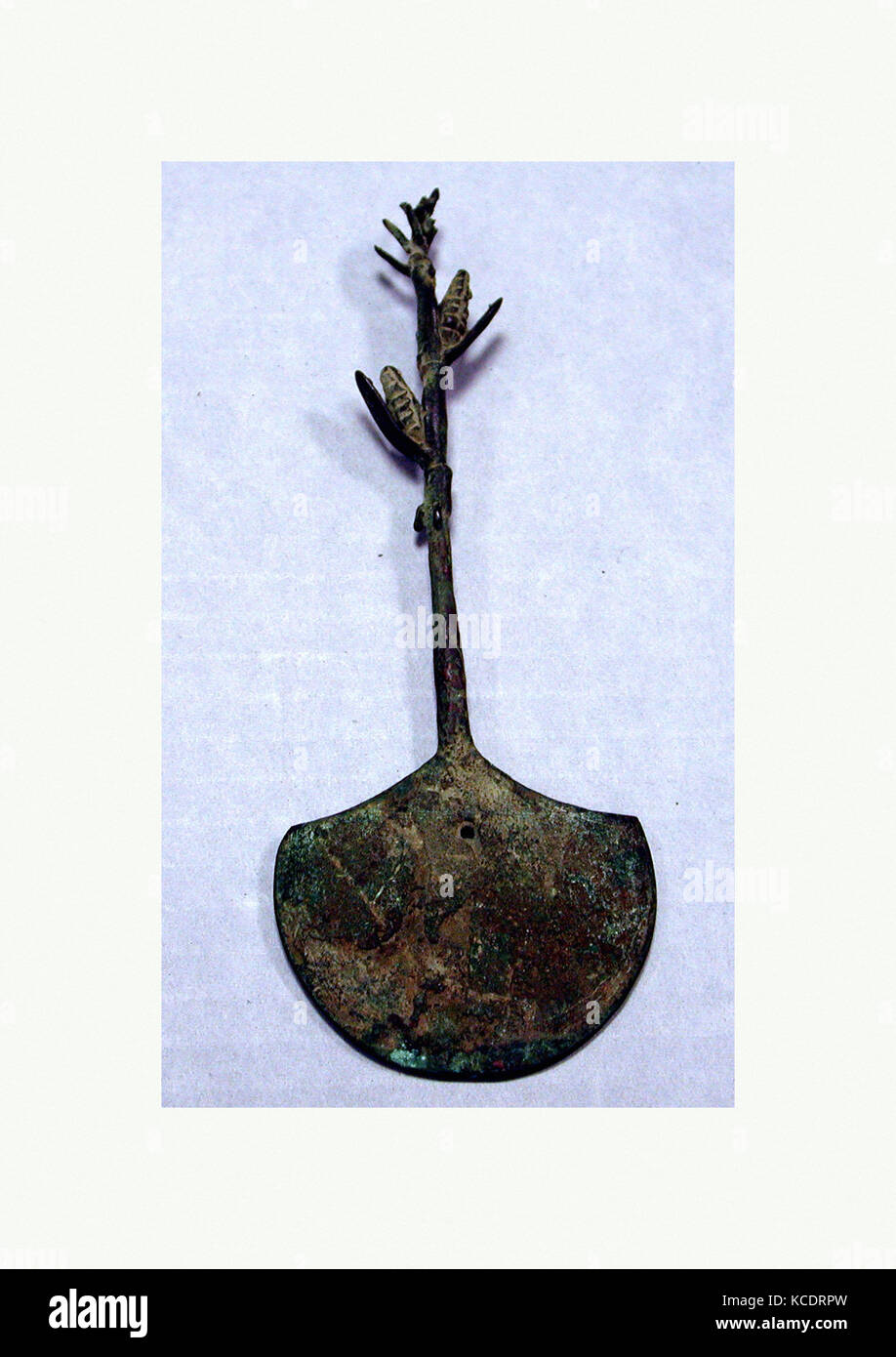 Copper Ornament with Corn Stalk Top, before 16th century Stock Photo ...