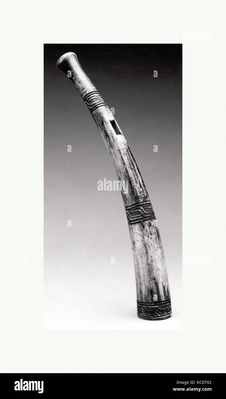Side-blown Trumpet (akohen), 18th–19th century, Nigeria, Court of Benin ...