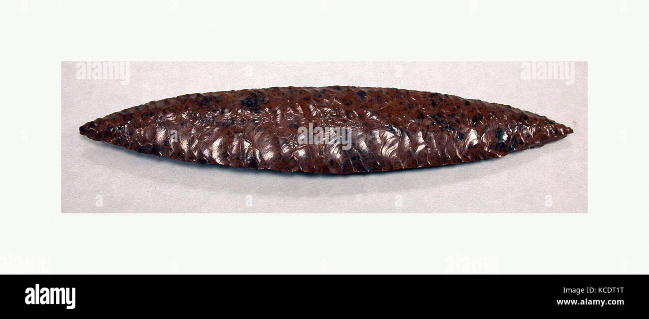 Obsidian Blade, before 16th century, Mexico (?), Mesoamerica, Mexico ...