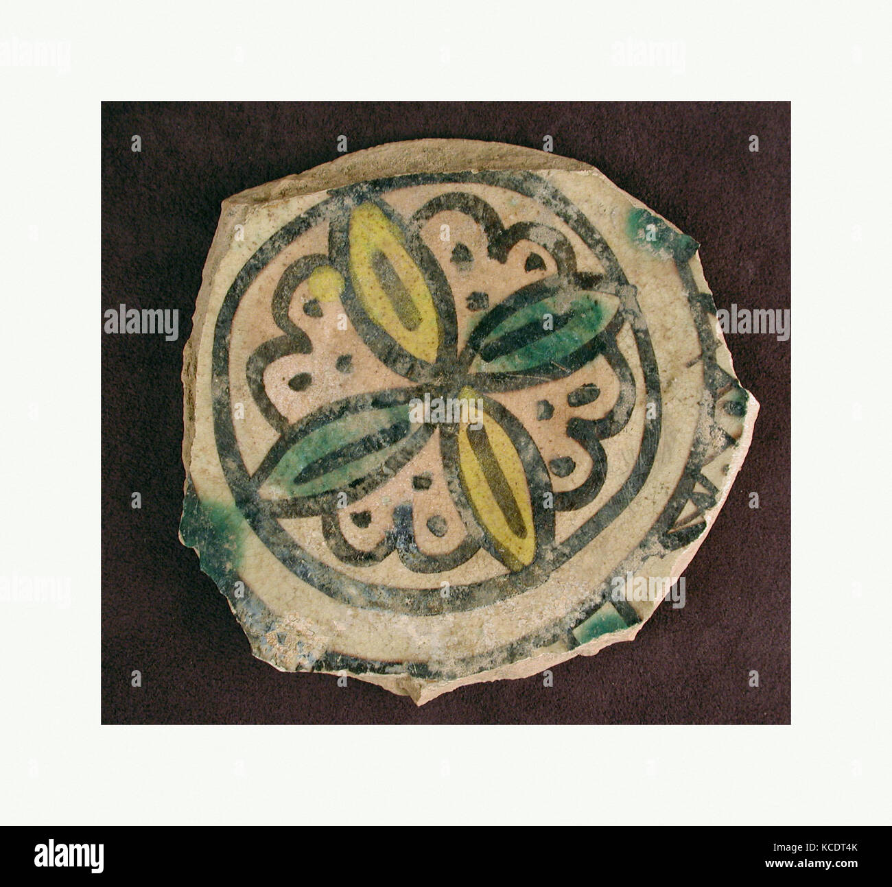 Base of a Buff Ware Vessel, 9th–10th century, Excavated in Iran ...