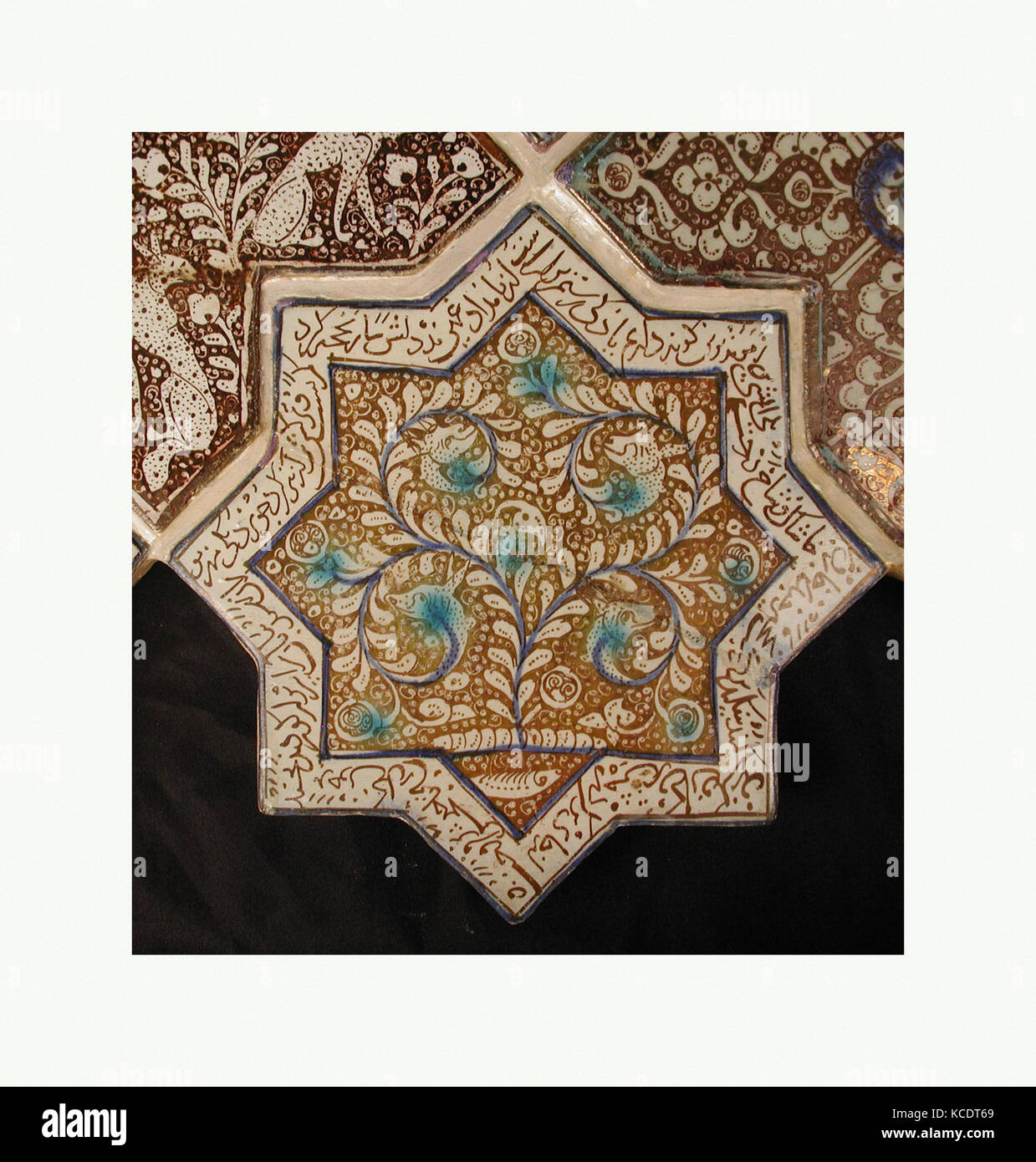Star-Shaped Tile, 13th–14th century, Made in Iran, probably Kashan ...