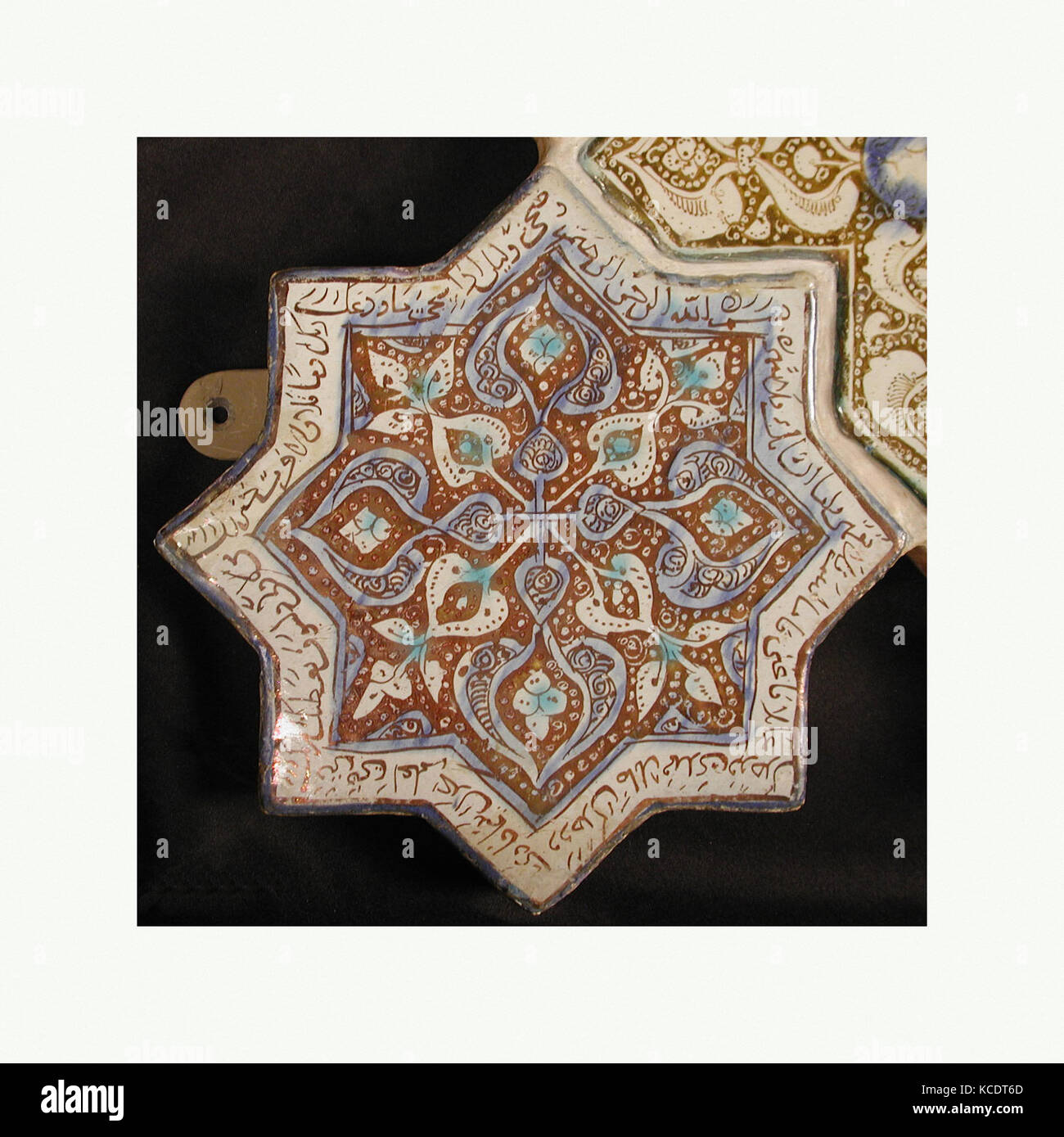 Star-Shaped Tile, 13th–14th century, Made in Iran, probably Kashan ...