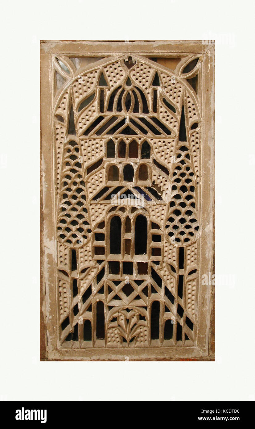 Window, 18th century, Attributed to Egypt or Syria, Stained glass ...