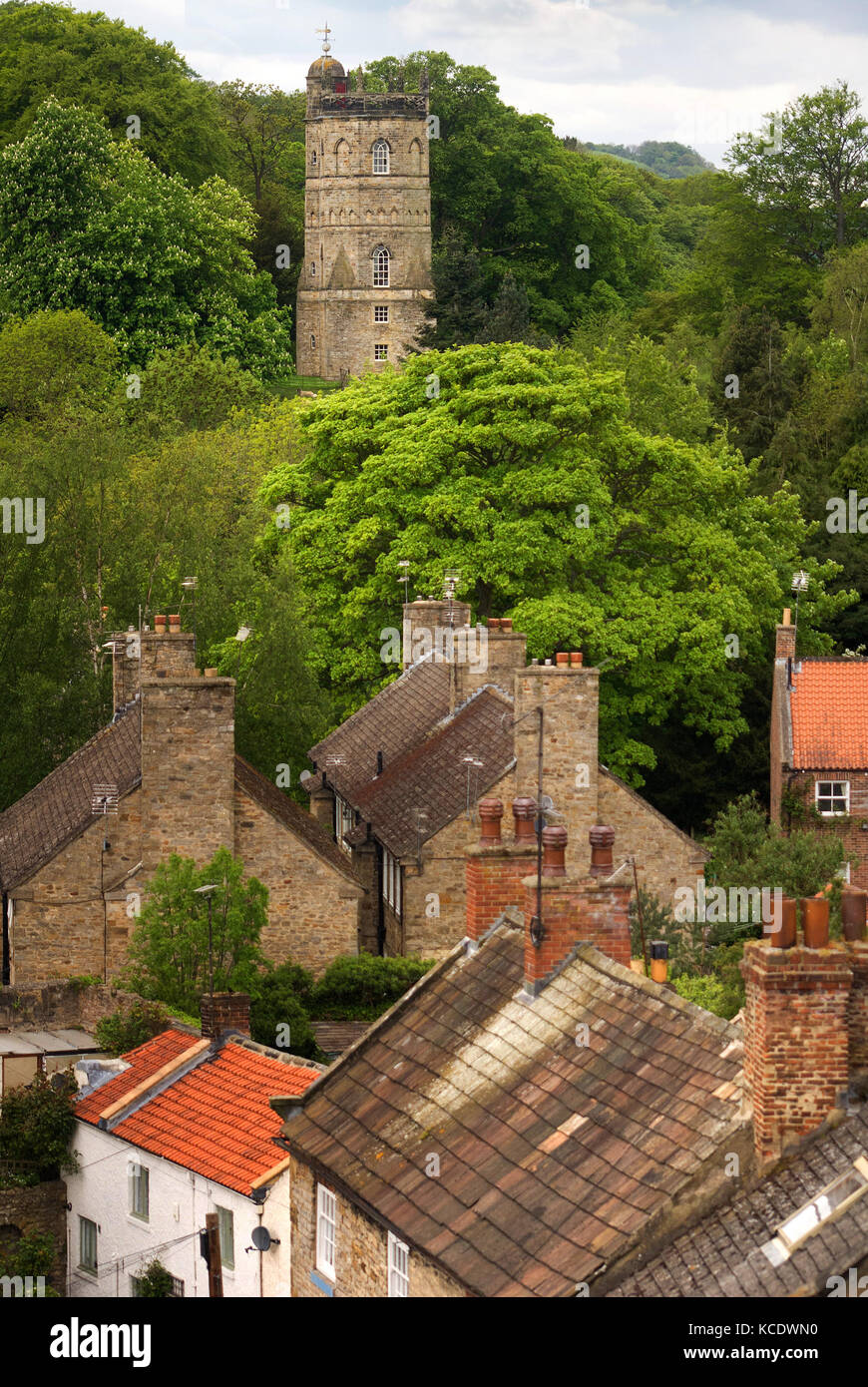 Culloden Tower, Richmond, North Yorkshire Stock Photo - Alamy