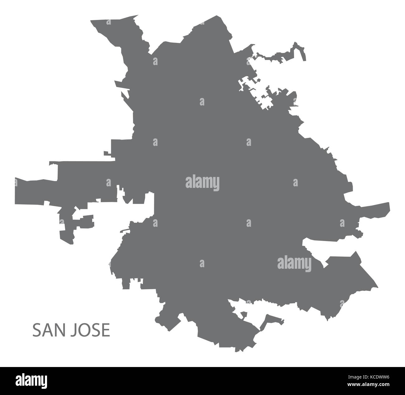 San jose department map Stock Vector Images - Alamy