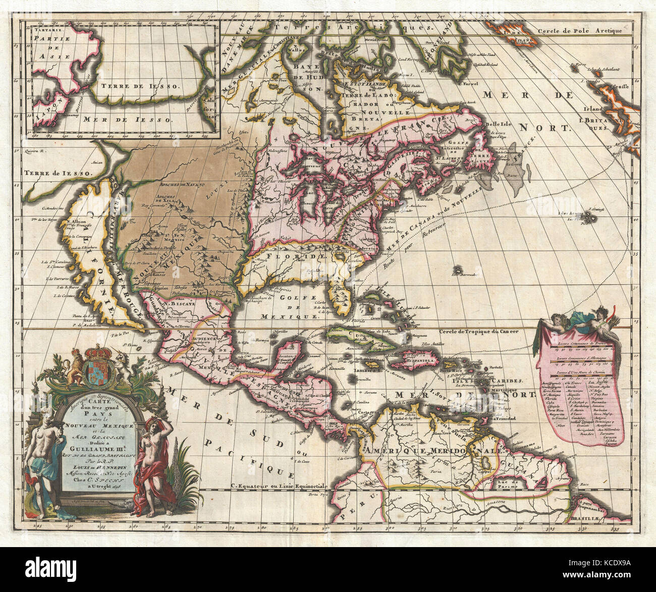 Louis hennepin map hi-res stock photography and images - Alamy