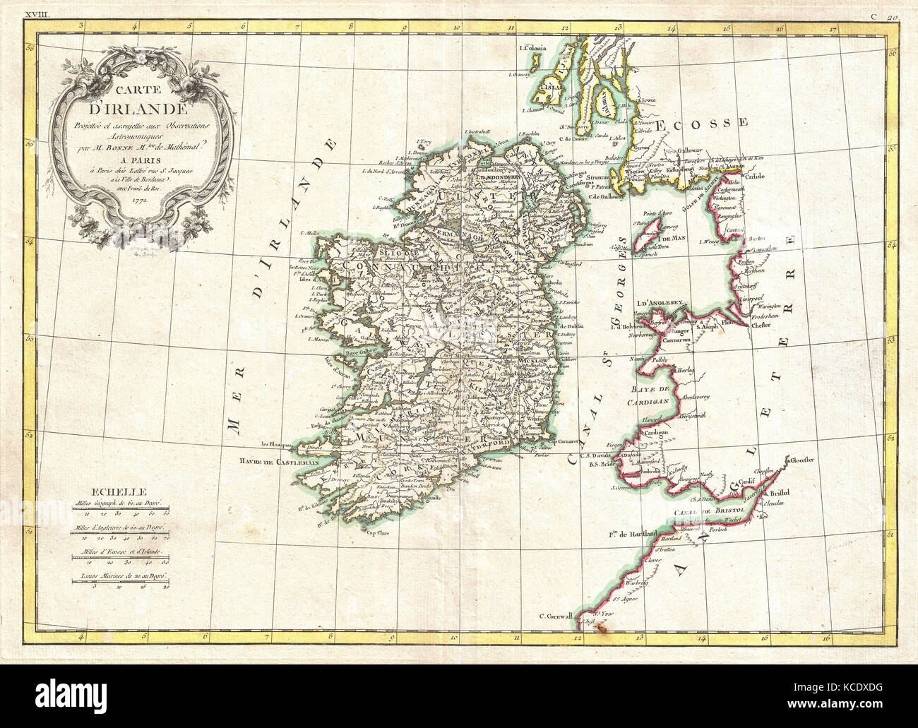 18th century old world map hi-res stock photography and images - Alamy