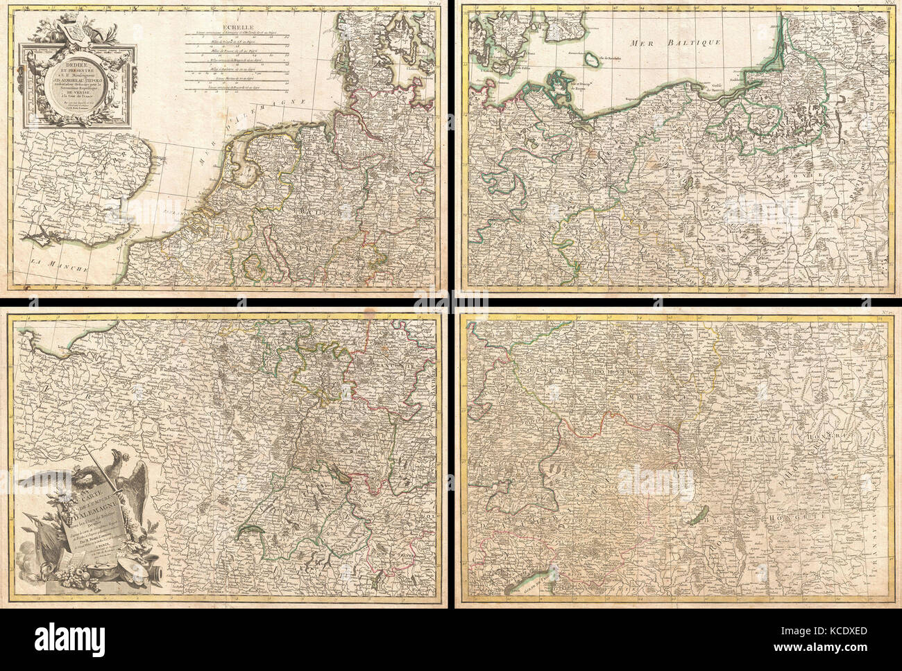 Map of the german empire hi-res stock photography and images - Alamy