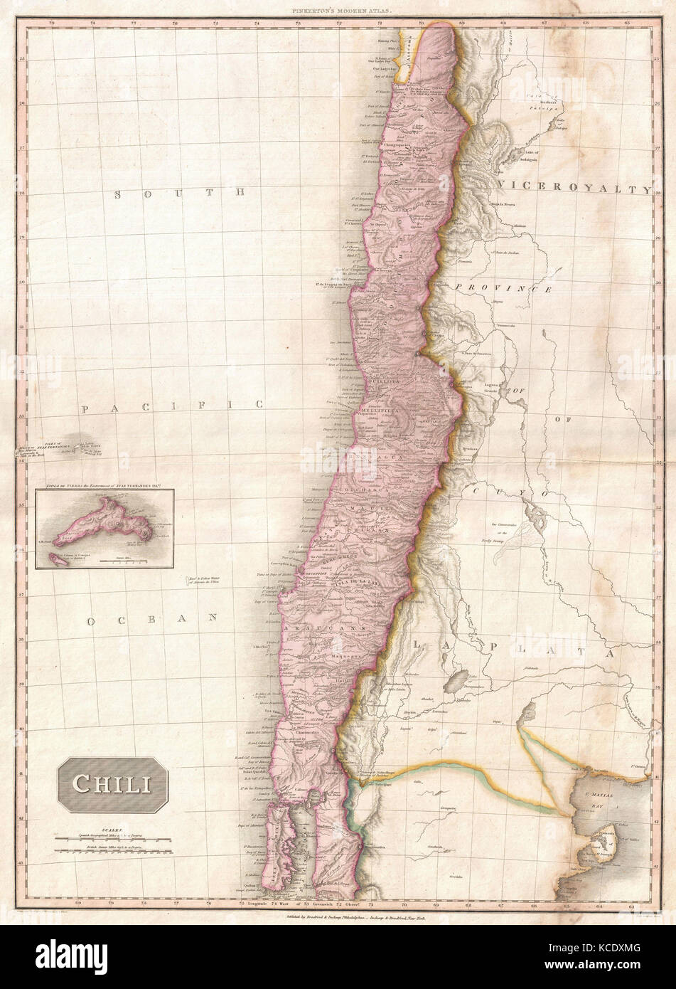 Old map of chile High Resolution Stock Photography and Images - Alamy