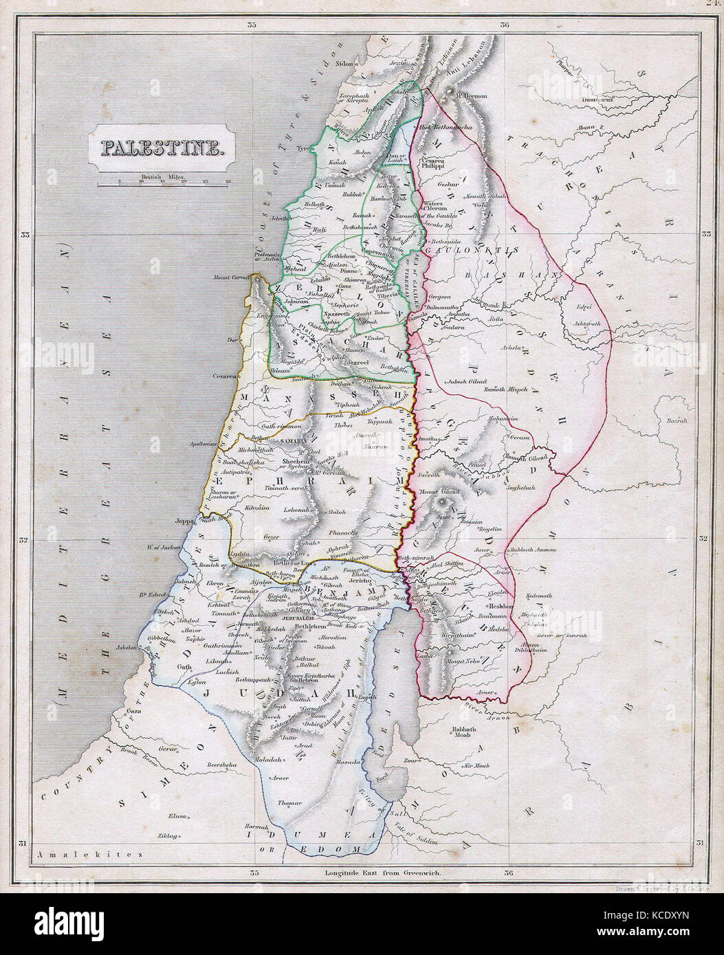 Ancient israel map hi-res stock photography and images - Alamy