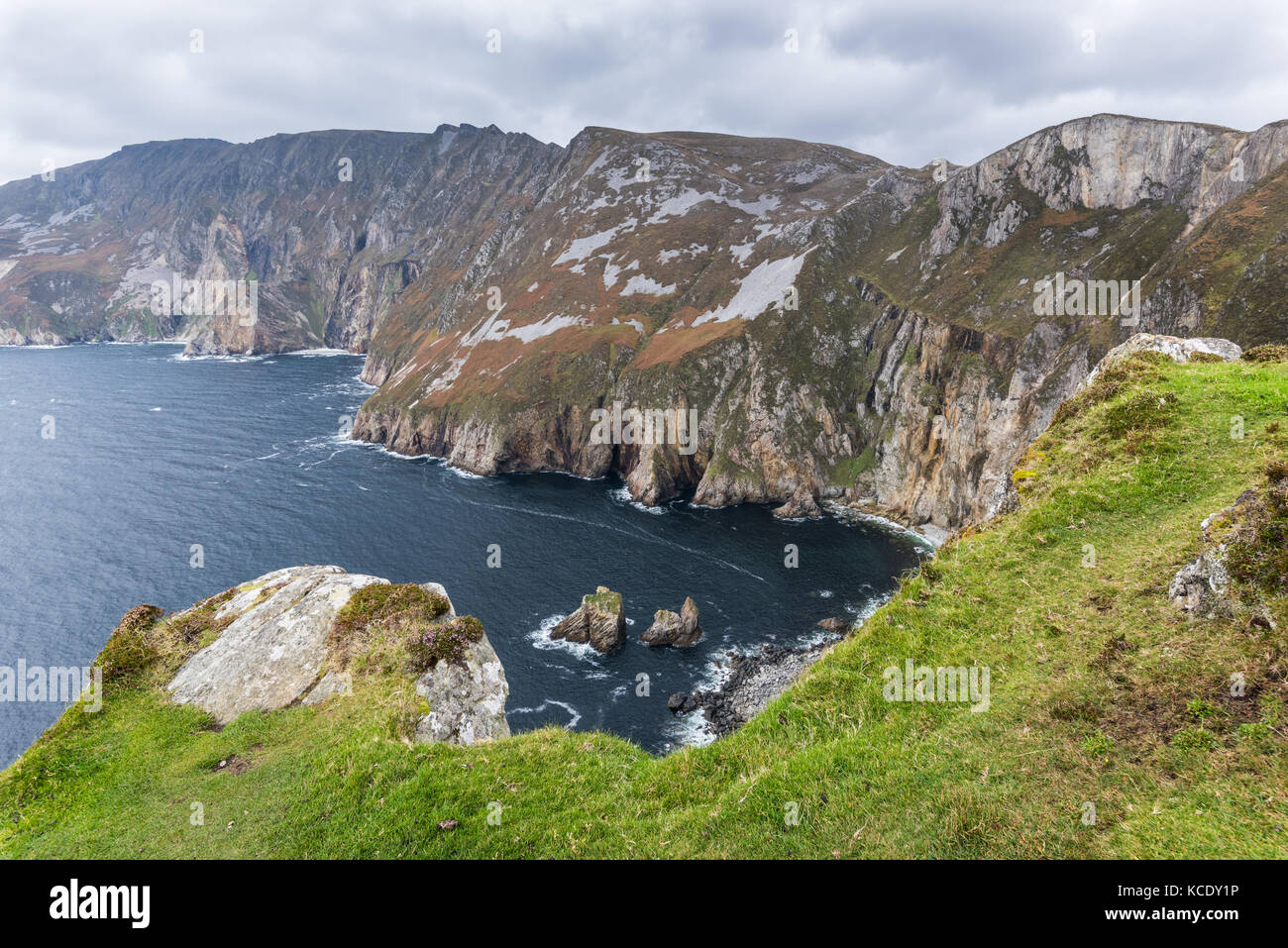 Slieve League, Cliff in Ireland Stock Photo - Alamy