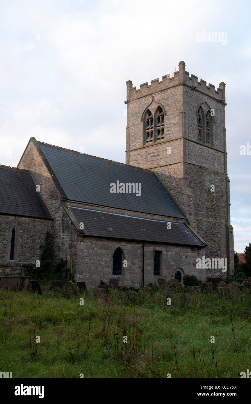 St. Wilfrid`s Church, South Muskham, Nottinghamshire, England, UK Stock ...