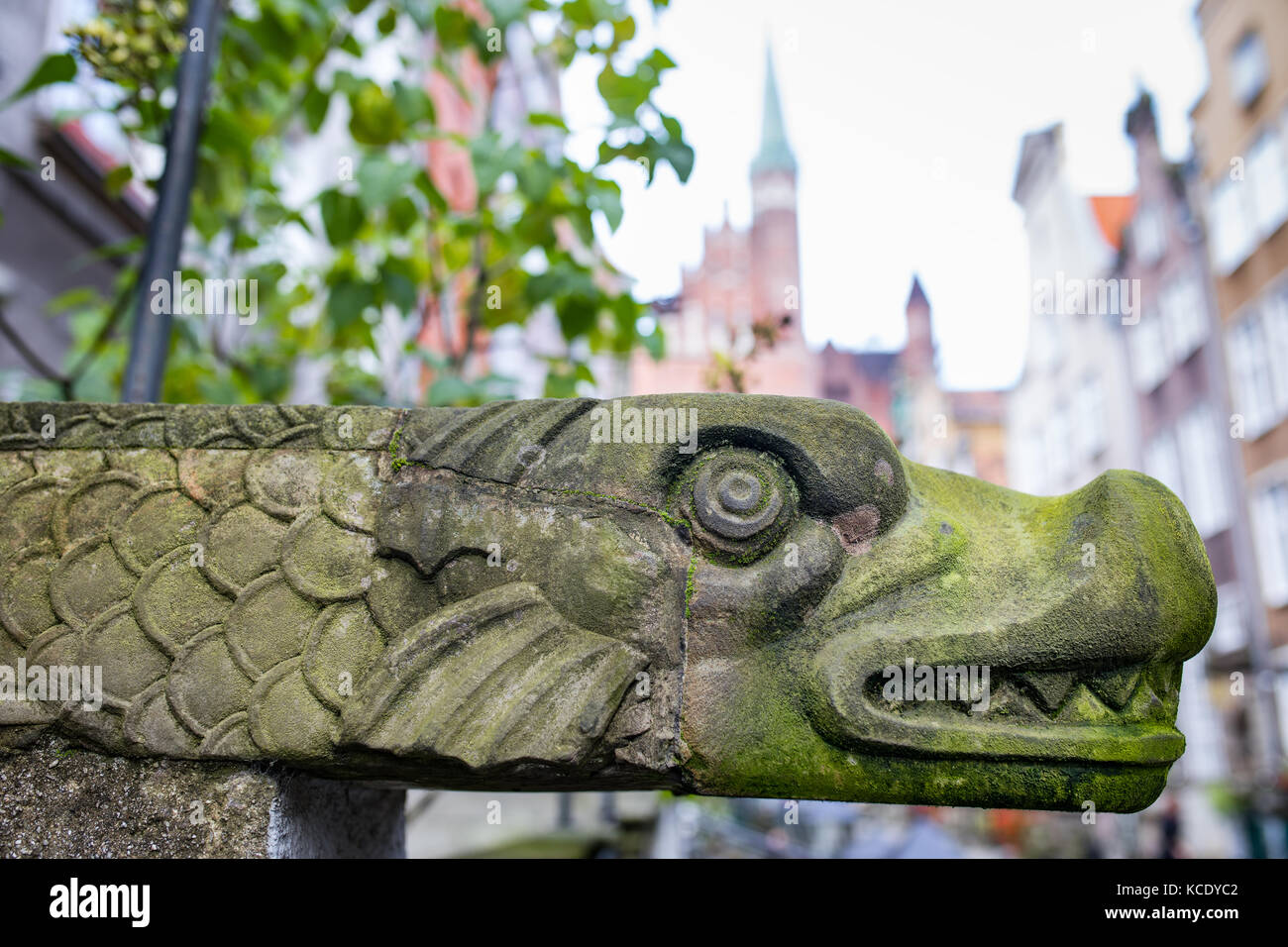 Ornaments, mouldings, gargoyle, low reliefs in a sandstone, granite ...